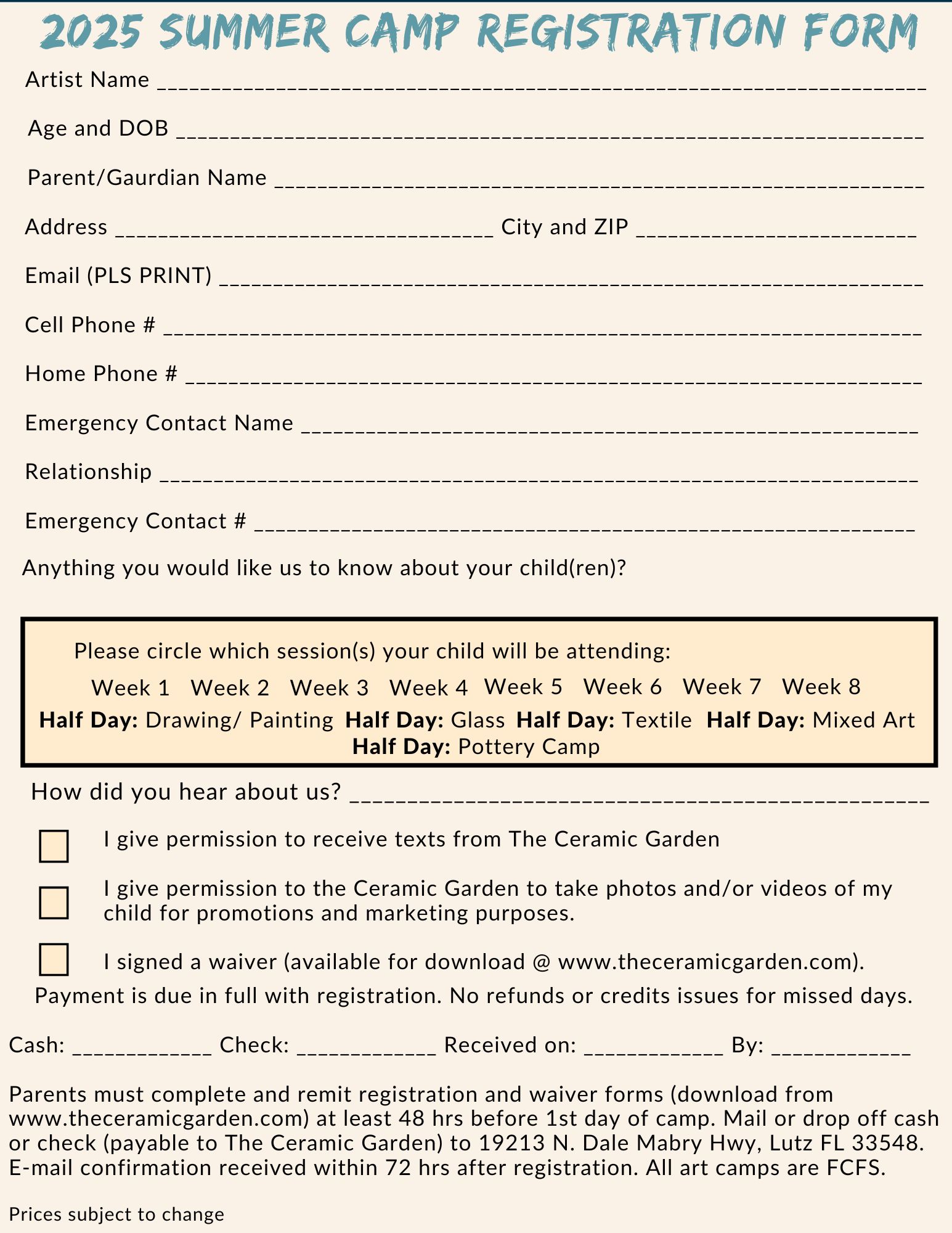 The Ceramic Garden - Art, Pottery Painting